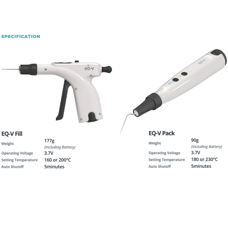 EQ-V Full kit (Fill + Pack) - Obturation à chaud sans fil - Meta Biomed