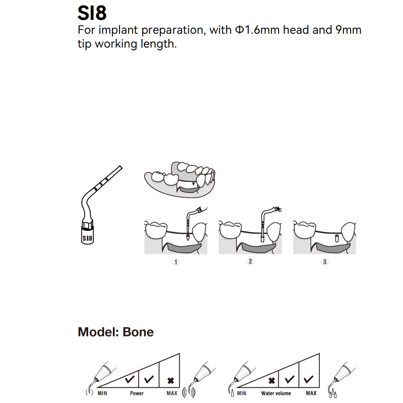 Insert SI8 Piezo - DTE Woodpecker